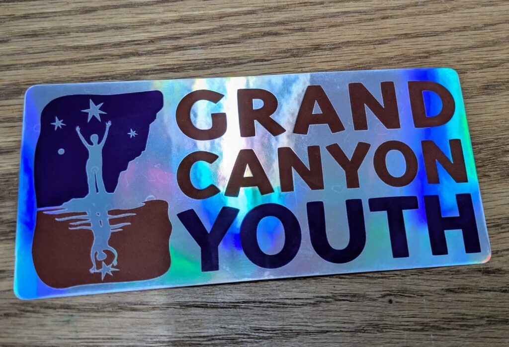 Holographic GCY Sticker ⋆ Grand Canyon Youth